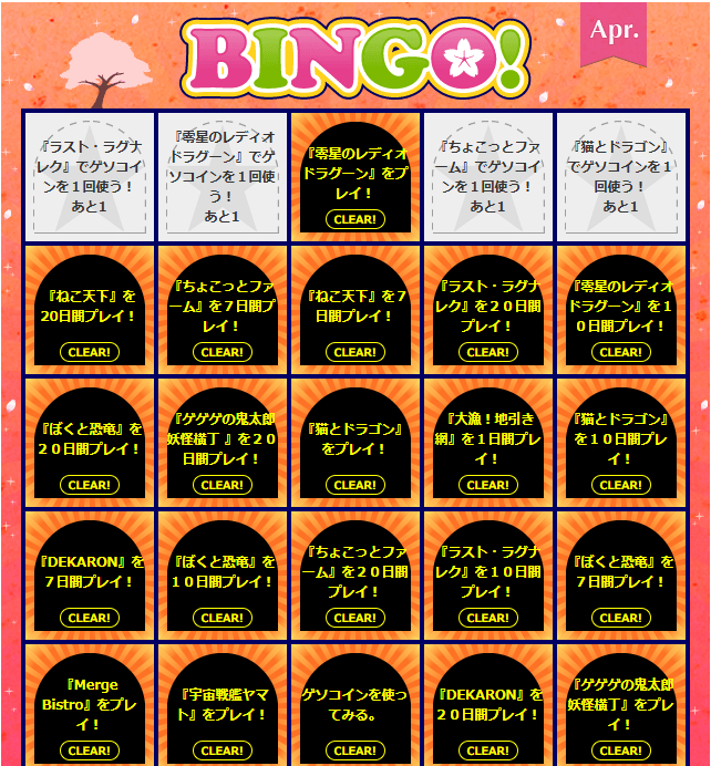 4月ゲームス(ポイントタウン編)ゲソてんbyGMO: ポイント懸賞Webゲーム生活日記